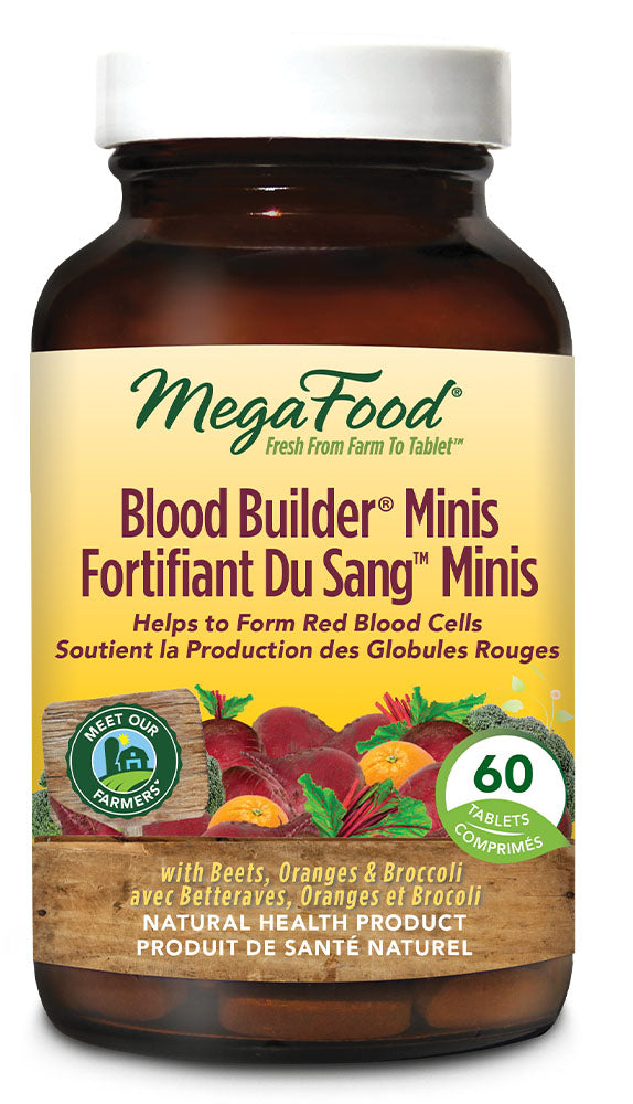 MEGAFOOD Blood Builder Minis (60 tabs) – Good Health Mart Woodbridge